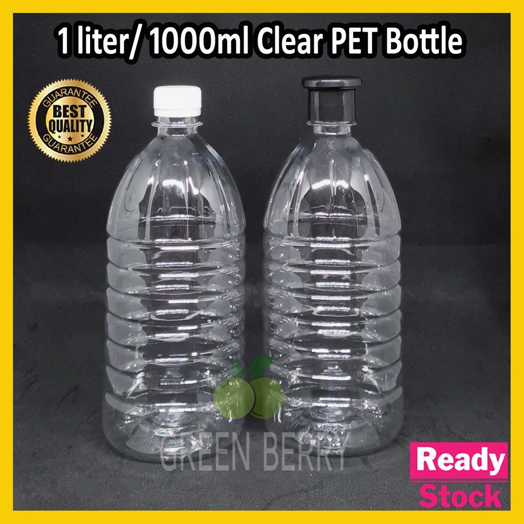 1000ml | 1 liter Empty PET Juice Plastic Bottle | Botol Kosong Plastik ...
