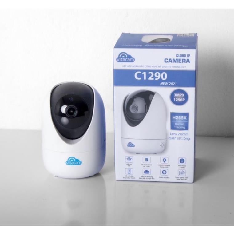 Vitacam C1290 Wifi IP Camera (New 2021) 3.0Mp Ultra HD, Night Vision ...
