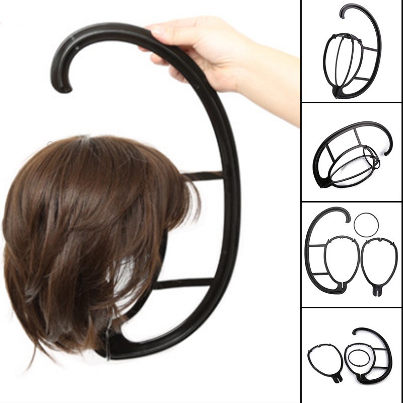 Crazyi Detachable Durable Wig Stand Long Short Wigs Hats Display Holder ...