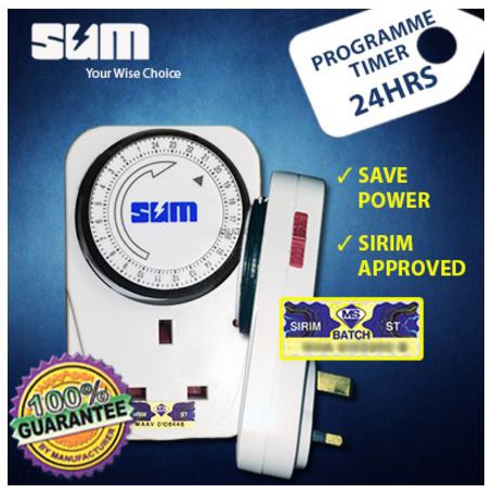 SUM Programmable Adapter With Timer Control | Shopee Singapore