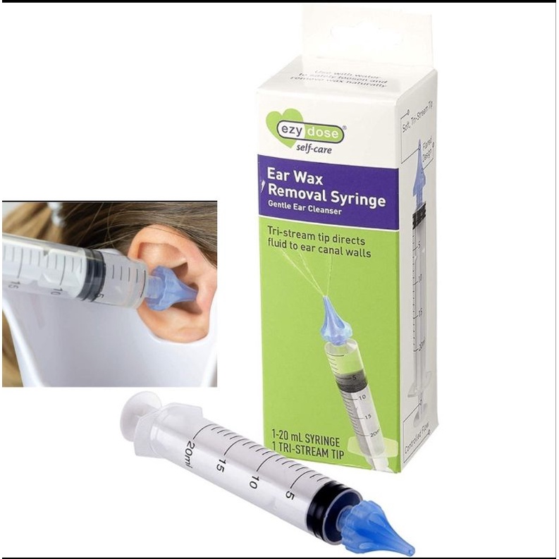 Ear Wax Removal Syringe Gentle Ear Cleaner Alat Pancutan Air Cuci ...