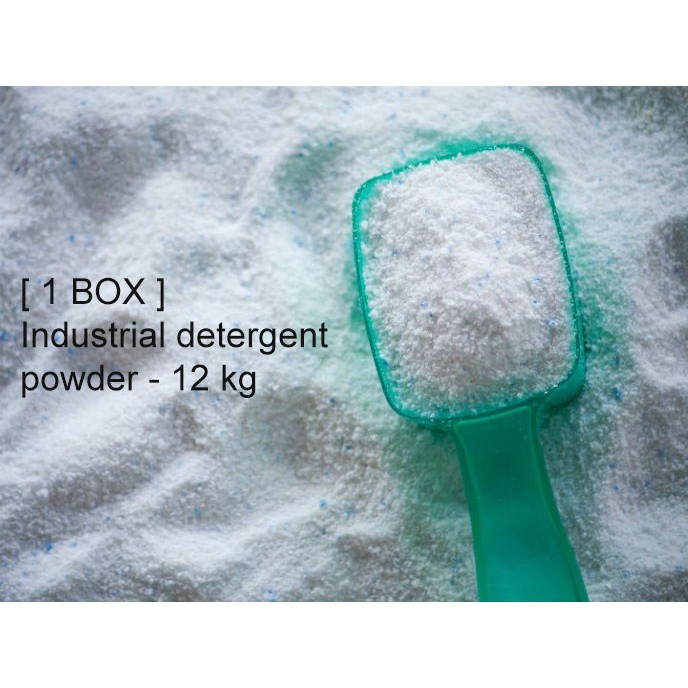 [ 1 BOX ] Industrial detergent powder - 12 kg | Shopee Singapore