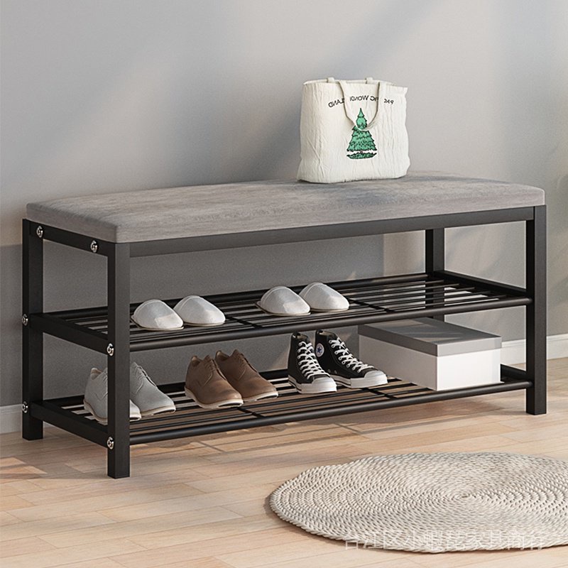 (MUWU) Multi-purpose Shoe Rack Bench with Faux Leather Seat Shoe ...