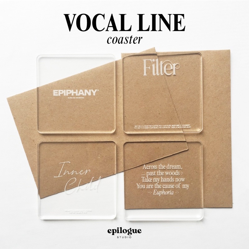 Bts Vocal Line Acrylic Coaster | Jin Jimin V Jungkook | Shopee Singapore