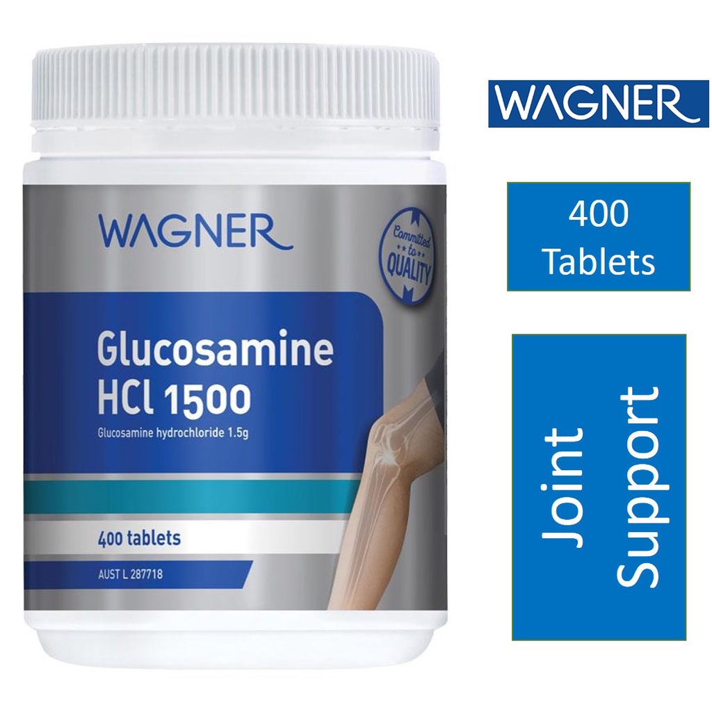 Wagner Glucosamine HCL 1500 400 Tablets | Shopee Singapore