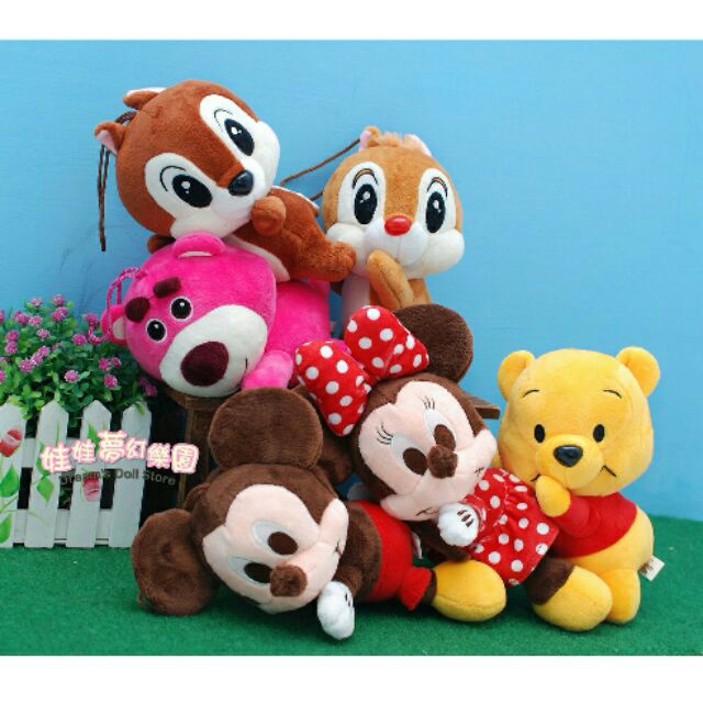 Disney Sleeping Doll~Stitch Doll~Side Mickey Doll~Bear Hug~Lying Winnie ...