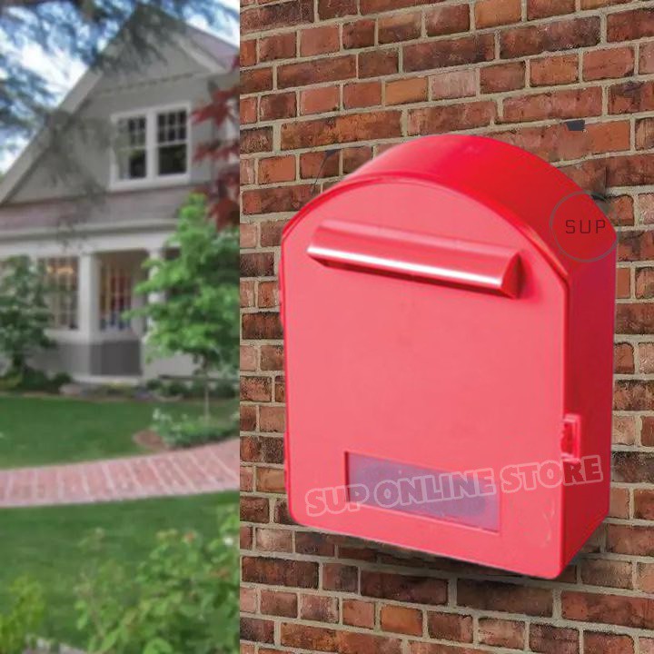 Wall Mounted Post Box / PVC Post Letter Box / Plastic Mail Box / Peti ...