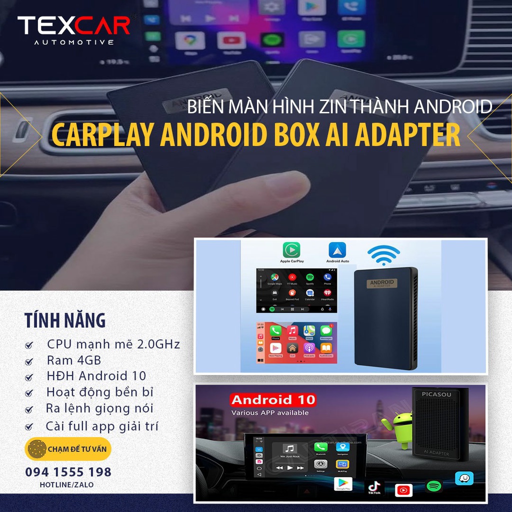 Android box Ai Adapter turns original screen into Android screen ...