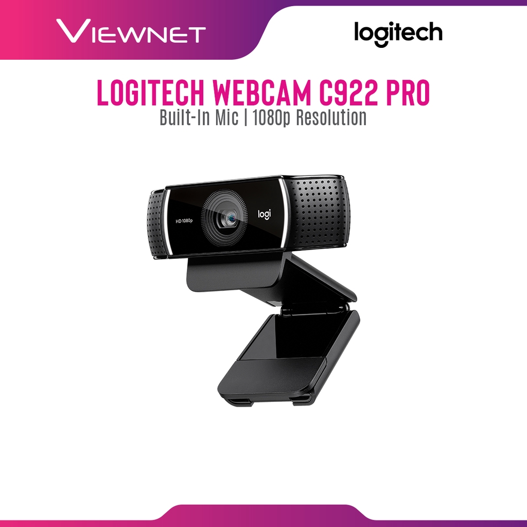 LOGITECH C922 PRO WEBCAM WITH FULL HD 1080P AUTOFOCUS BRIGHTER IMAGES ...