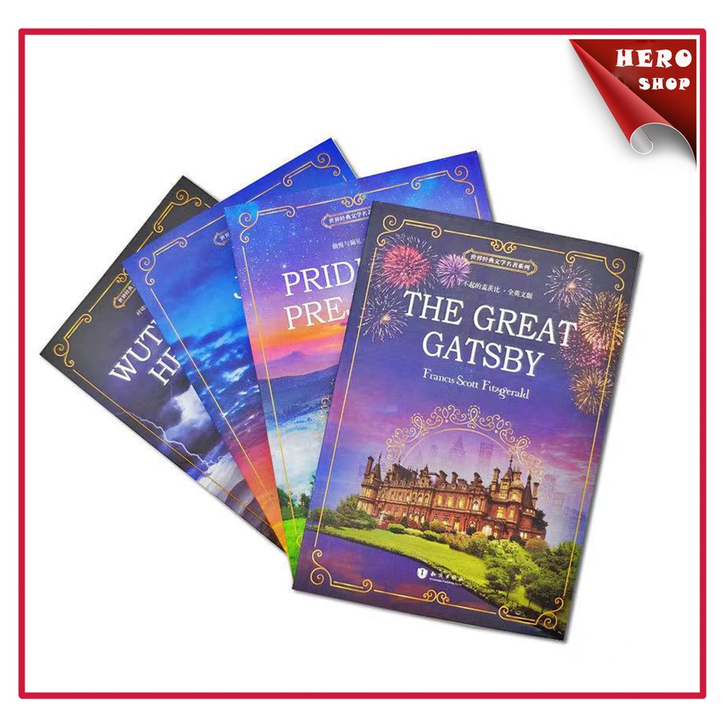 Jane Eyre Pride and Prejudice Wuthering Heights The Great Gatsby ...