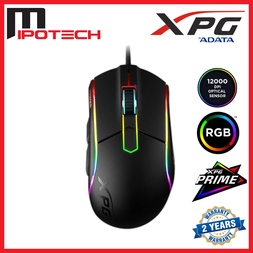 XPG RGB Primer Gaming Mouse 12000DPI Omron Mechanical Switches - 2 YRS ...