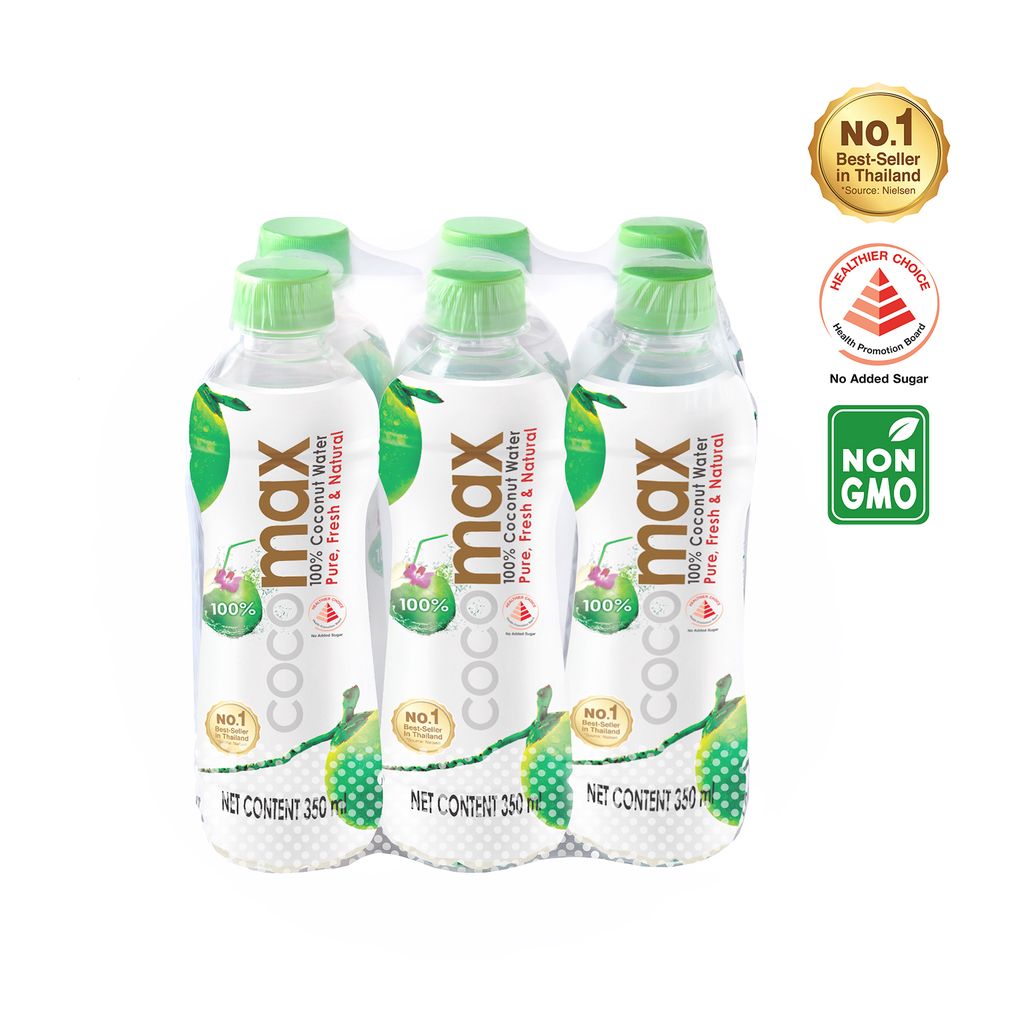 Cocomax 100% Coconut Water (6x350ml) | Shopee Singapore