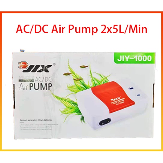 Jix Intelligent One Touch AC/DC Air Pump JIY-1000 (2 x 5L/min) | Shopee ...