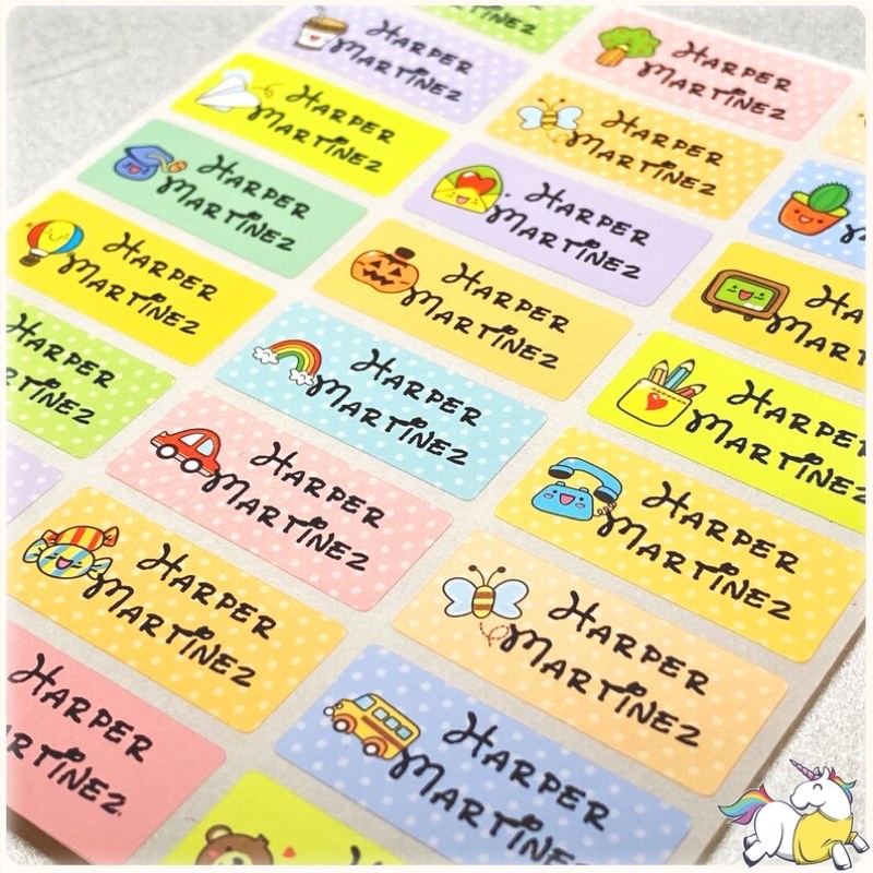 [bulk order] Name Sticker/waterproof/chrildren's gift/customise ...