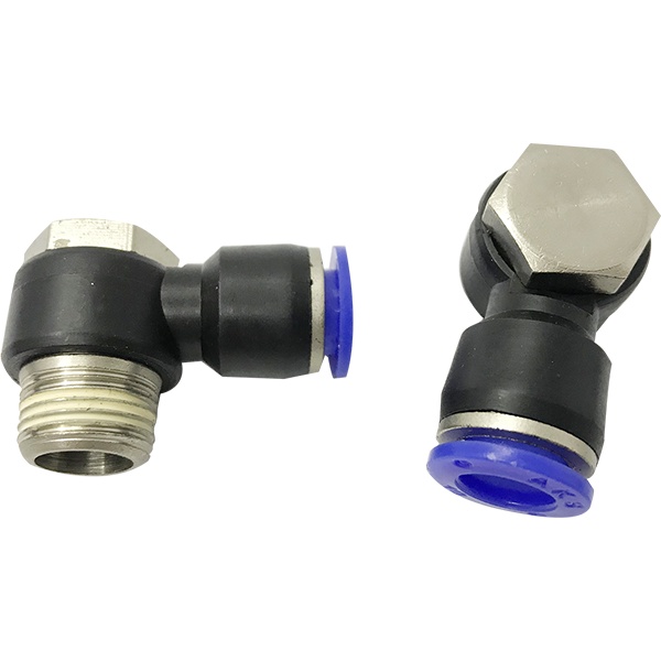 [SG STOCK] SPH Series Pneumatic One Touch Plastic Swing Elbow Air Hose Pu Tube Connector Hexagon ...