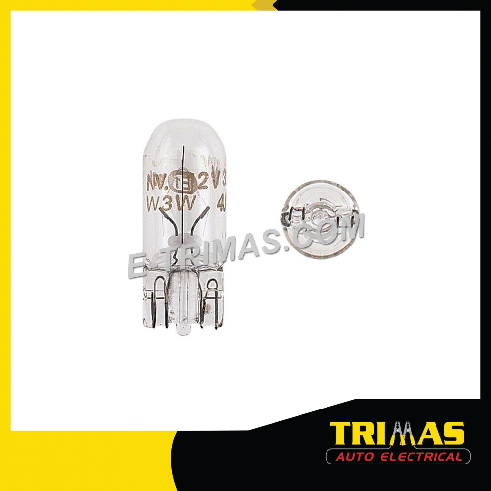 T10 Auto Wedge Base Dashboard Halogen 4090 Meter Bulb (3PCS) | Shopee ...