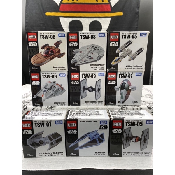 Tomica STAR WARS Spaceship Rocket TSW Black Samurai Luke Car Disney ...