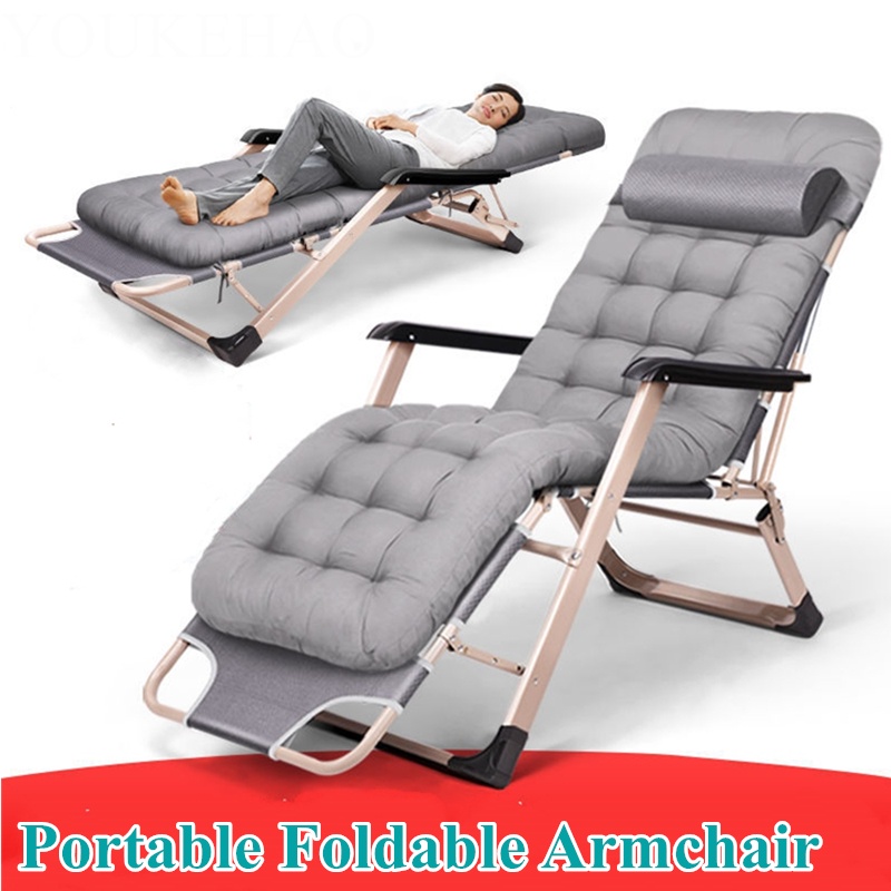 Portable Foldable Armchair Folding adjustable Reclining Lunch break ...