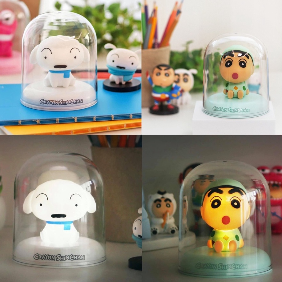 Korea Official Crayon Shin Chan Shiro Mini Mood Light | Shopee Singapore