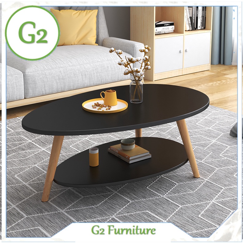 Clearlove Round Small Nordic Coffee Table Mini Simple Family Living ...
