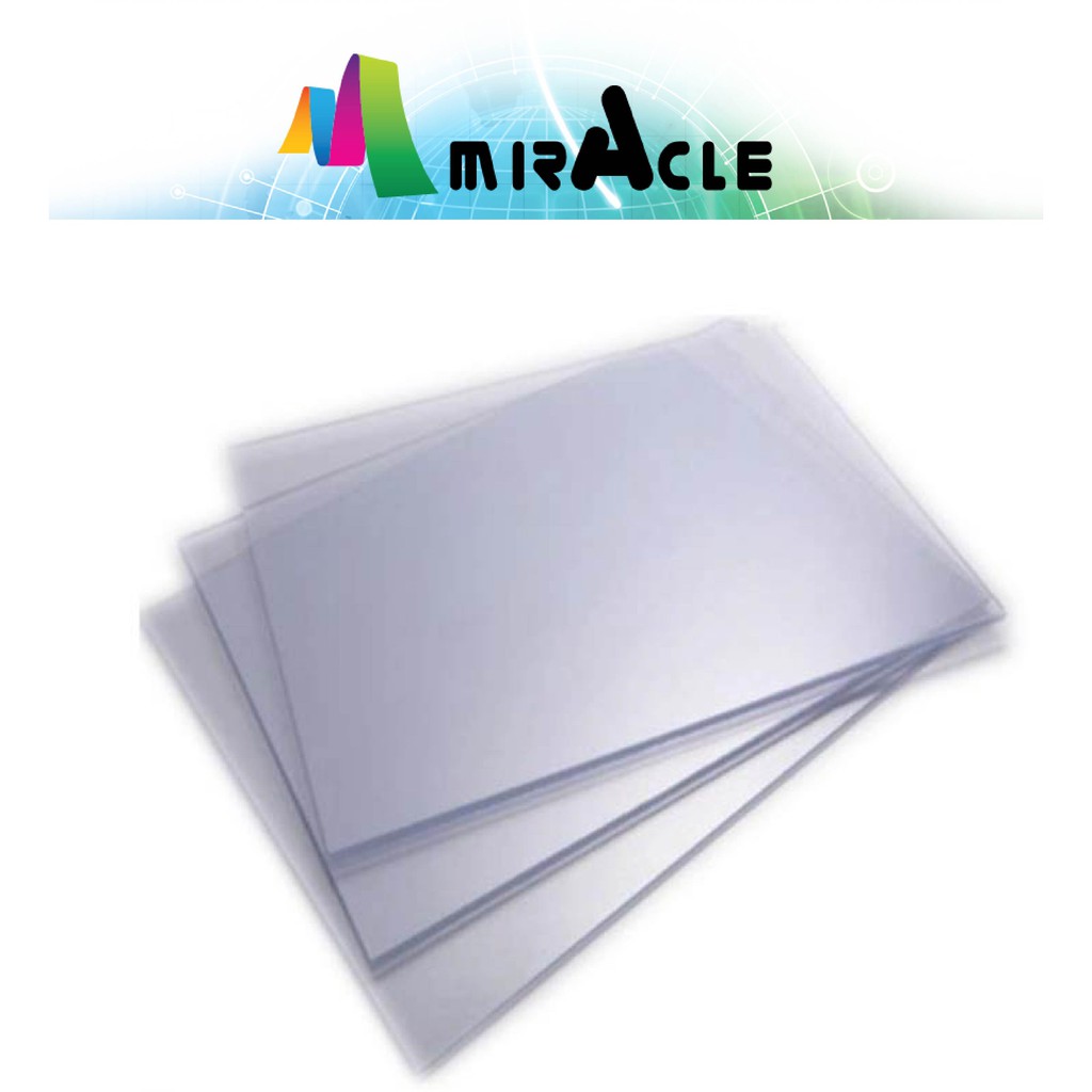 Rigid Sheet Plastic Binding Cover A4 0.2mm Clear PVC - (100 sheets ...