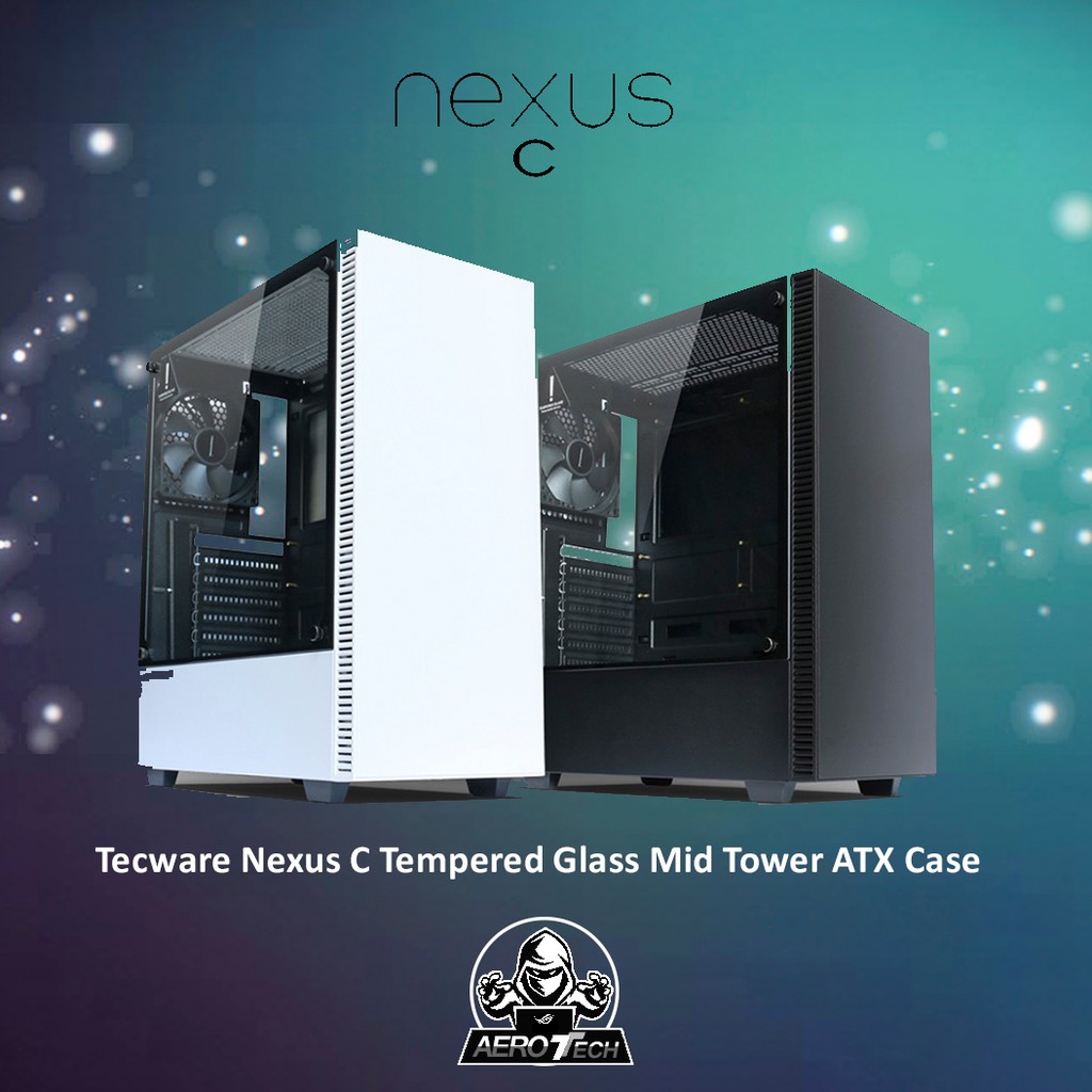 Tecware Nexus C Tempered Glass Mid Tower ATX Case | Shopee Singapore