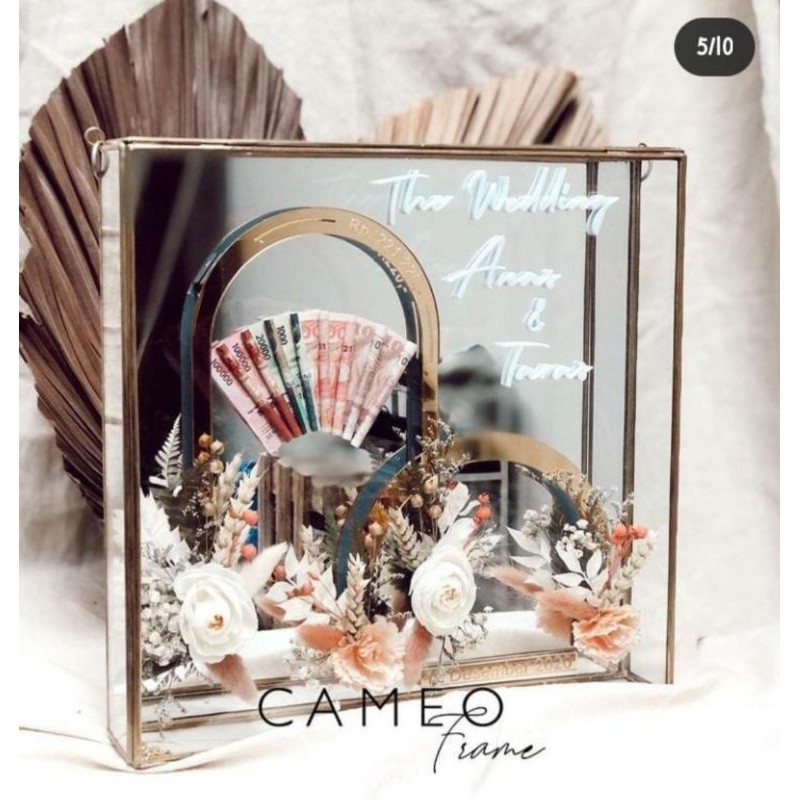 Glass FrameBox Premium 30*30cm mirror background | Terrarium box ...