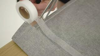 64 Meters Black White Double-sided Interlining Adhesive Fabric Clothes Iron On Hem Tape ...