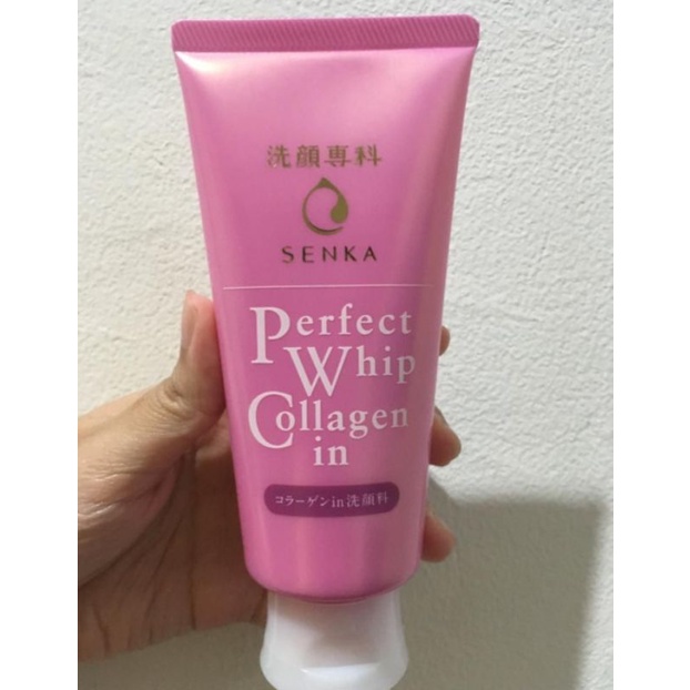 Original Senka Perfect Whip Collagen In Facial Wash 100 ml | Shopee Singapore