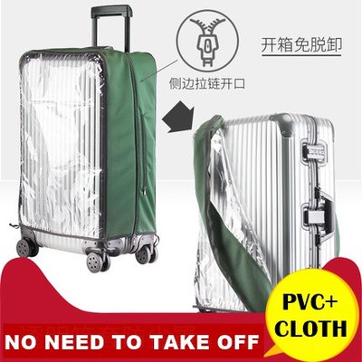 *SG SELLER* Super Convenient Luggage Cover with Zip|No need to take off ...