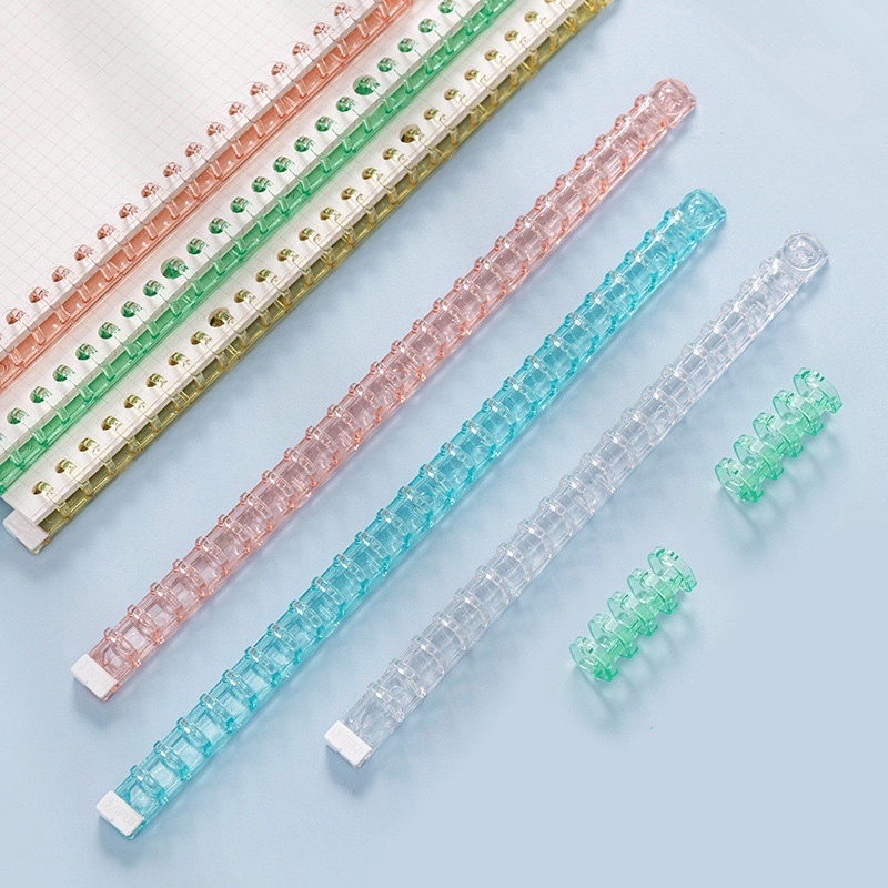 A4 B5 A5 Binder Combs Spine Binder Rings 20/26/30Holes File Organizer ...