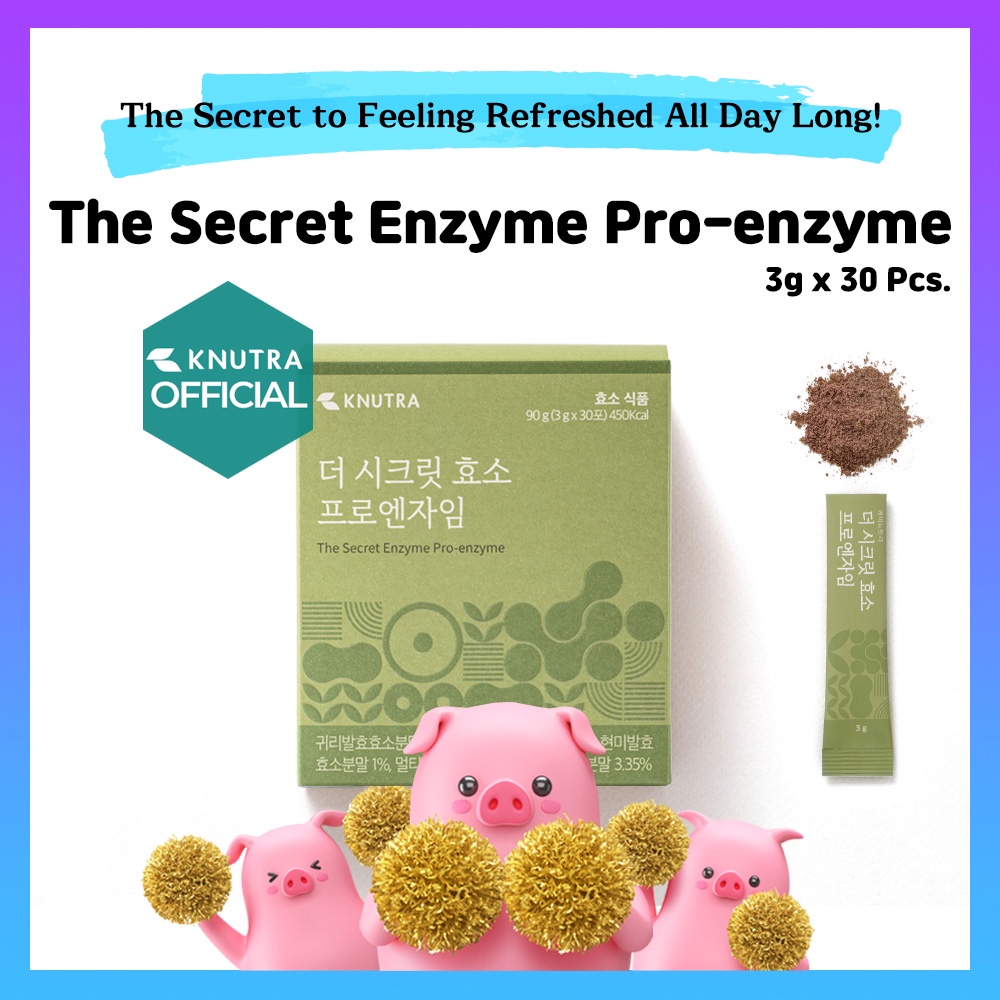 [KNUTRA] The Secret Enzyme Pro-Enzyme / 3g x 30 or 50 Powder Sticks ...