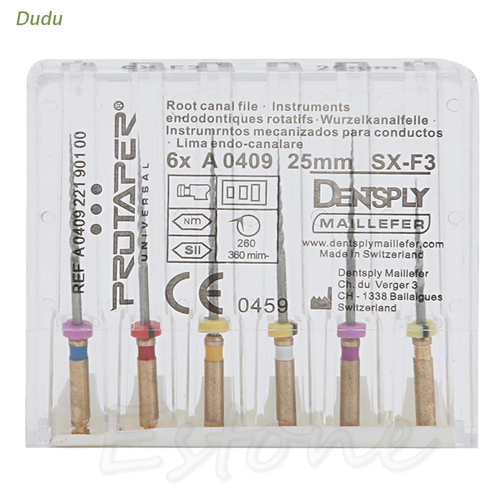Dudu A Packet ProTaper Files Niti SX-F3 25MM Dental Dentsply Rotary ...