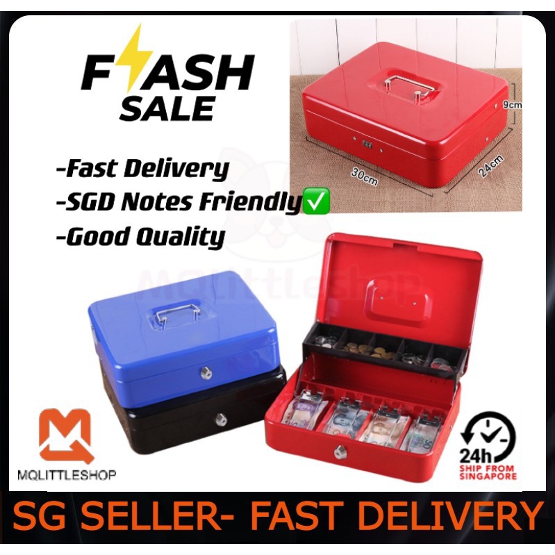 [LocalSeller] Portable Cash Box Deposit Cash Drawer Money Box Cash ...