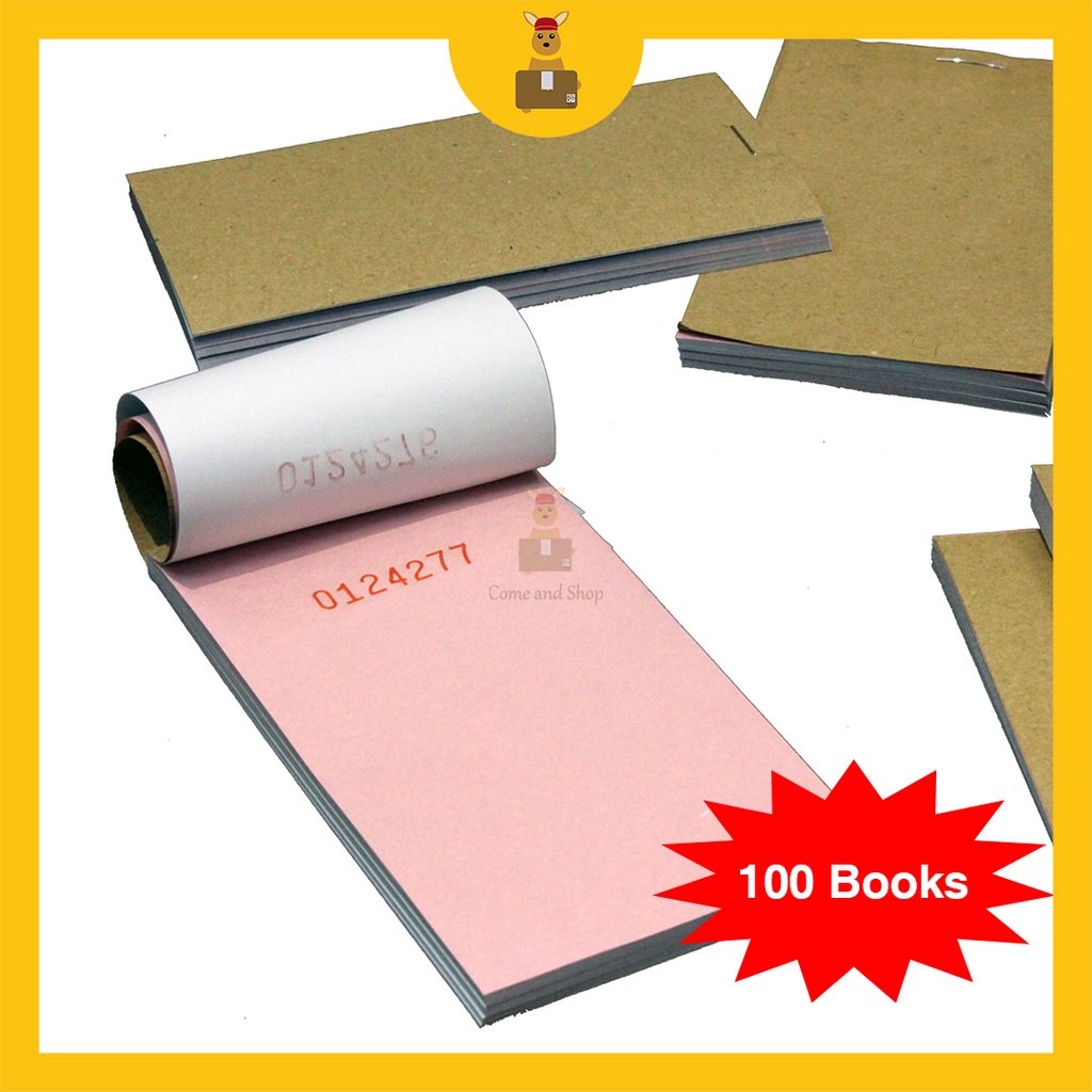 Mini BILL BOOK with Numbering 25sheets x 3ply (CARBON REQUIRED ...