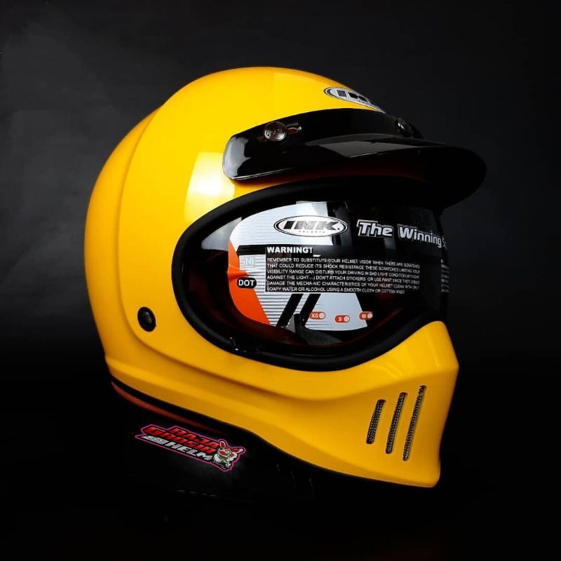 Original INK TROOPER YELLOW HELM CAKIL FULL FACE INK TROOPER CRYMSON ...