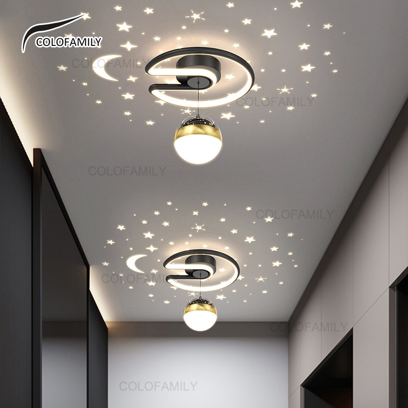 3 Color Starry Sky Led Ceiling Light Creative Minimalist Decoration ...