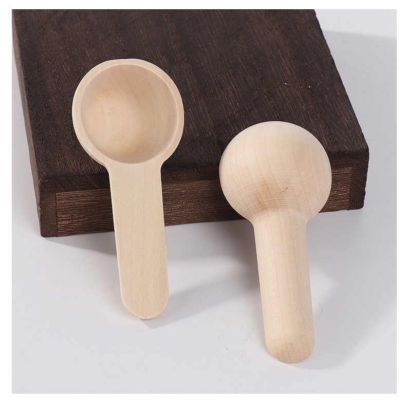Small Wooden Spoons Mini Tasting Spoons Condiments Salt Spoons for ...