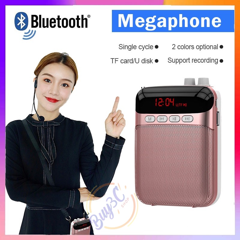 Portable Wireless Microphone Voice Amplifier Bluetooth Speaker ...
