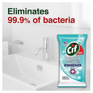 CIF Wipes Power & Shine / Domestos / VIM Multi-Purpose Disinfecting ...
