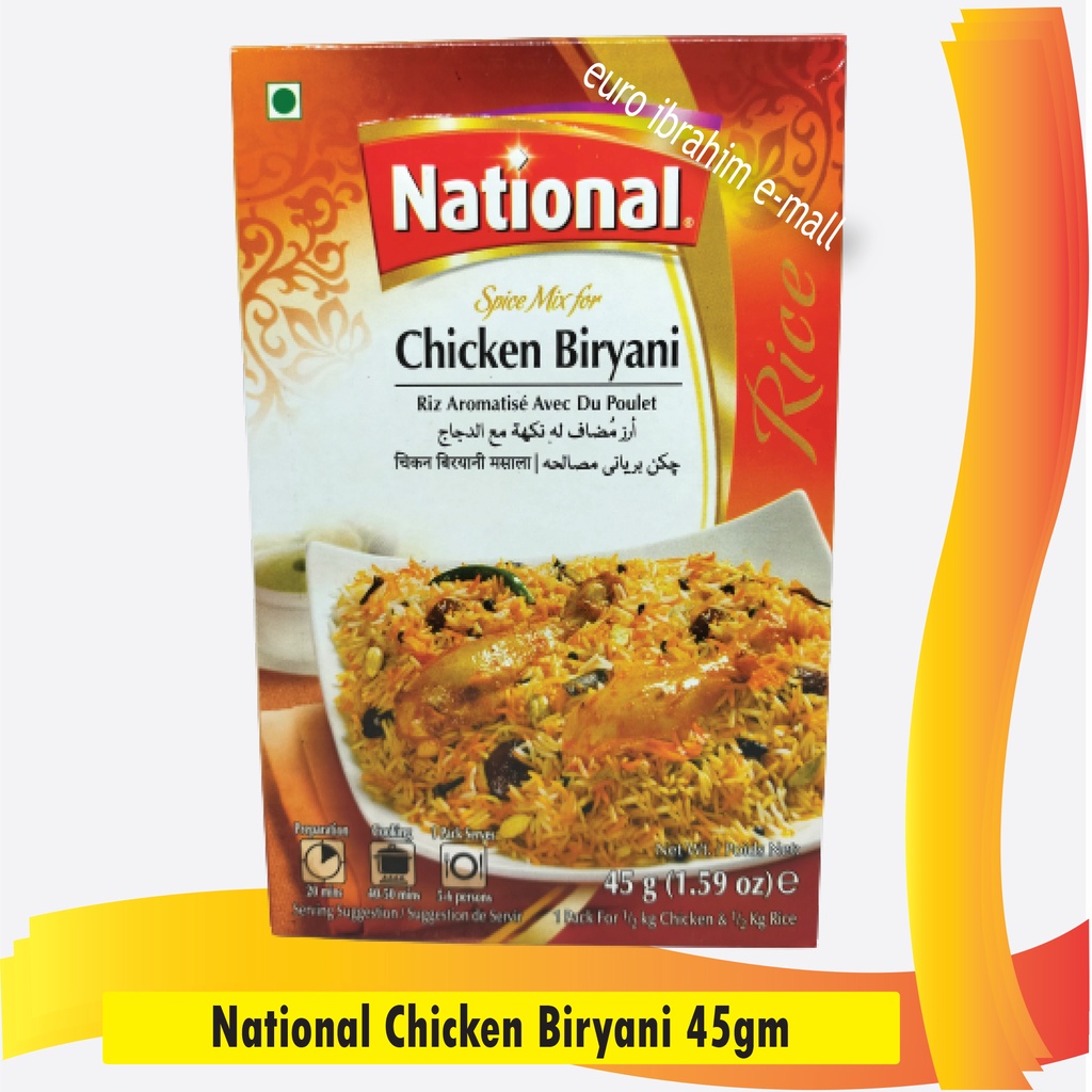 National Chicken Biryani 45g | Shopee Singapore