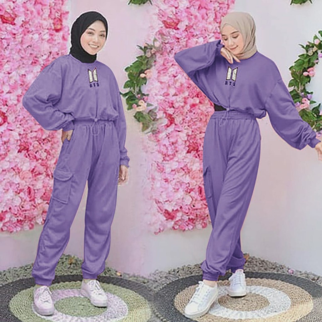 Bts CARGO SET/WOMEN'S SET BTS SET/LATEST WOMEN'S SET/2021 SET | Shopee ...