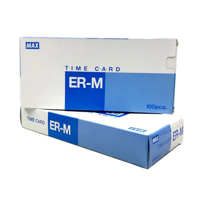 MAX ER-M TIME CARD PUNCH CARD TIME RECORDER ER-1100 1500 2200 2100 All ...
