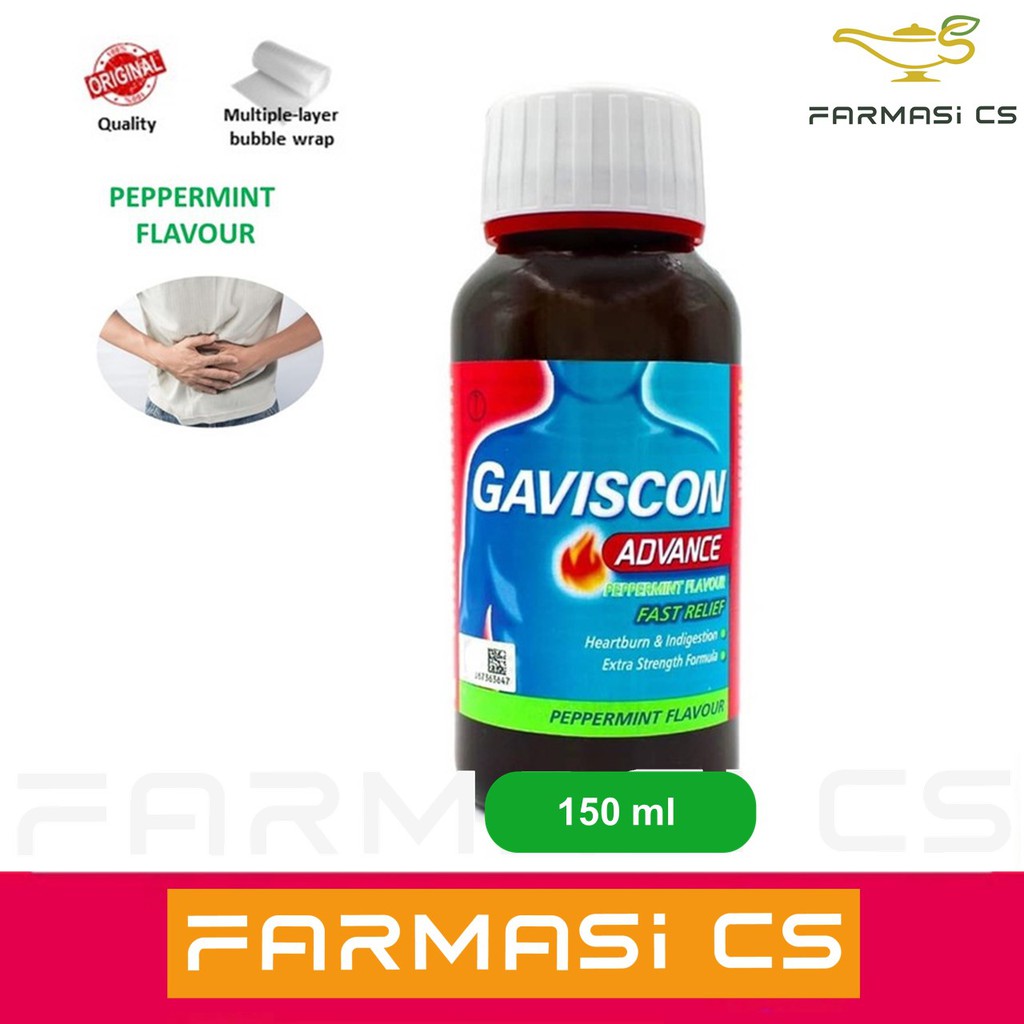 Gaviscon Advance Fast Relief 150ml EXP:09/2026 [ Peppermint Flavour ...