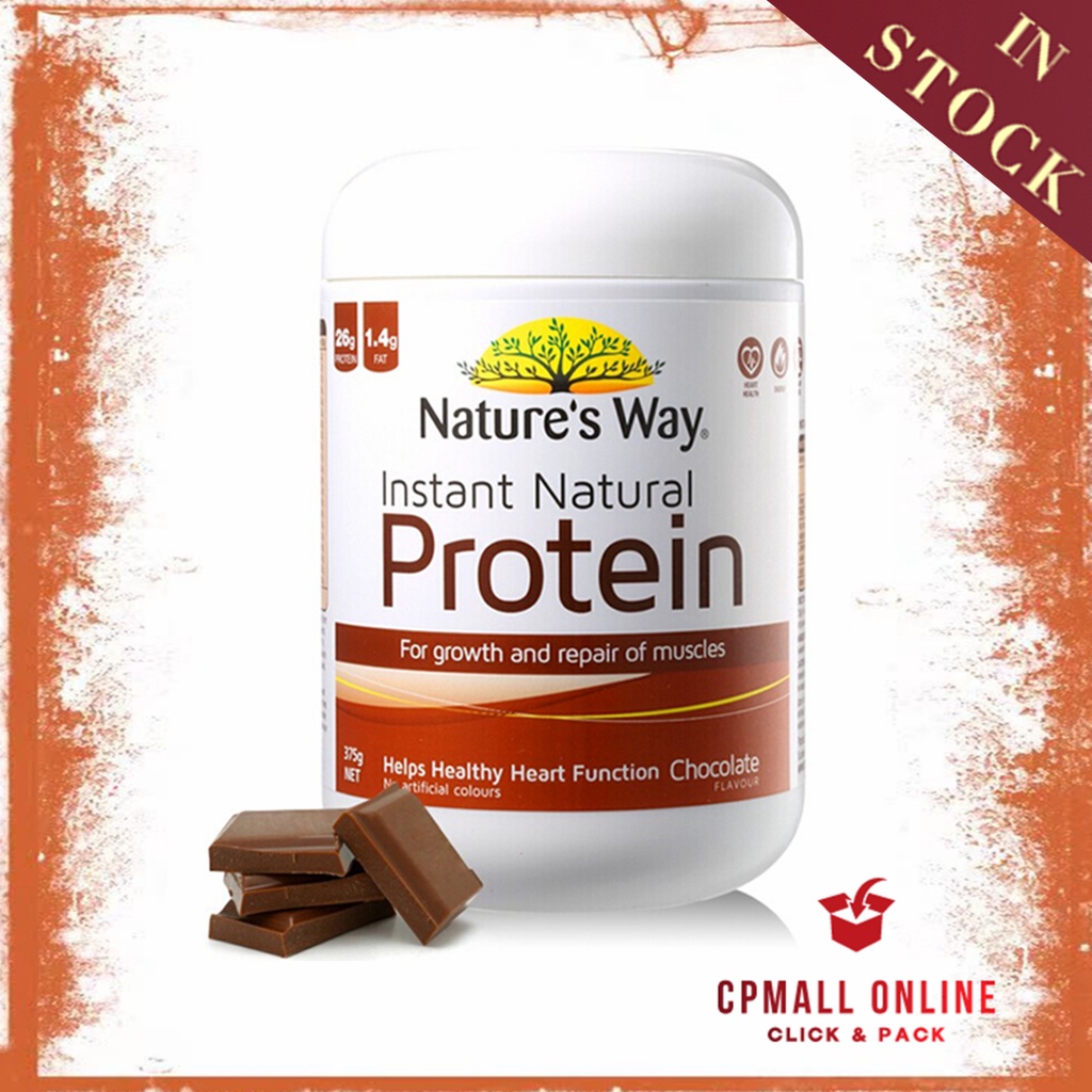 [Expiry Date: 03/2026] Nature's Way 有机蛋白质粉巧克力味 Instant Natural Protein ...