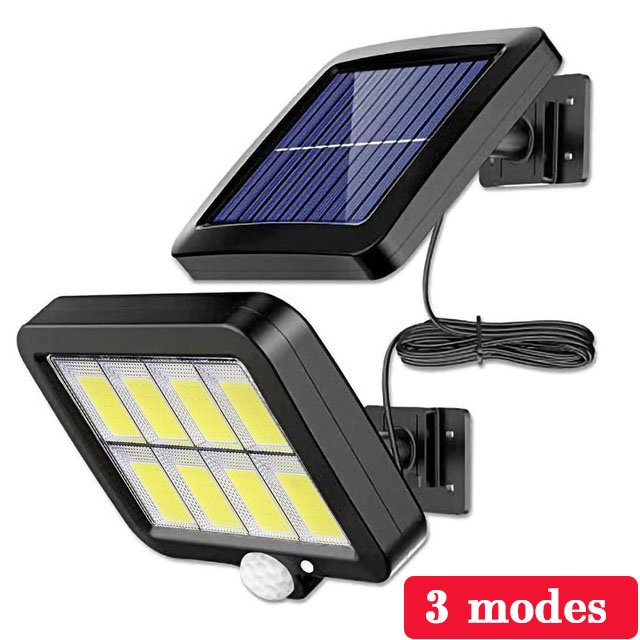 LED Outdoor solar power light PIR motion sensor waterproof patio street lighting for garden ...