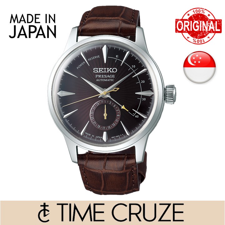 [Time Cruze] Seiko SSA393J1 Presage Japan Made Automatic Brown Leather ...