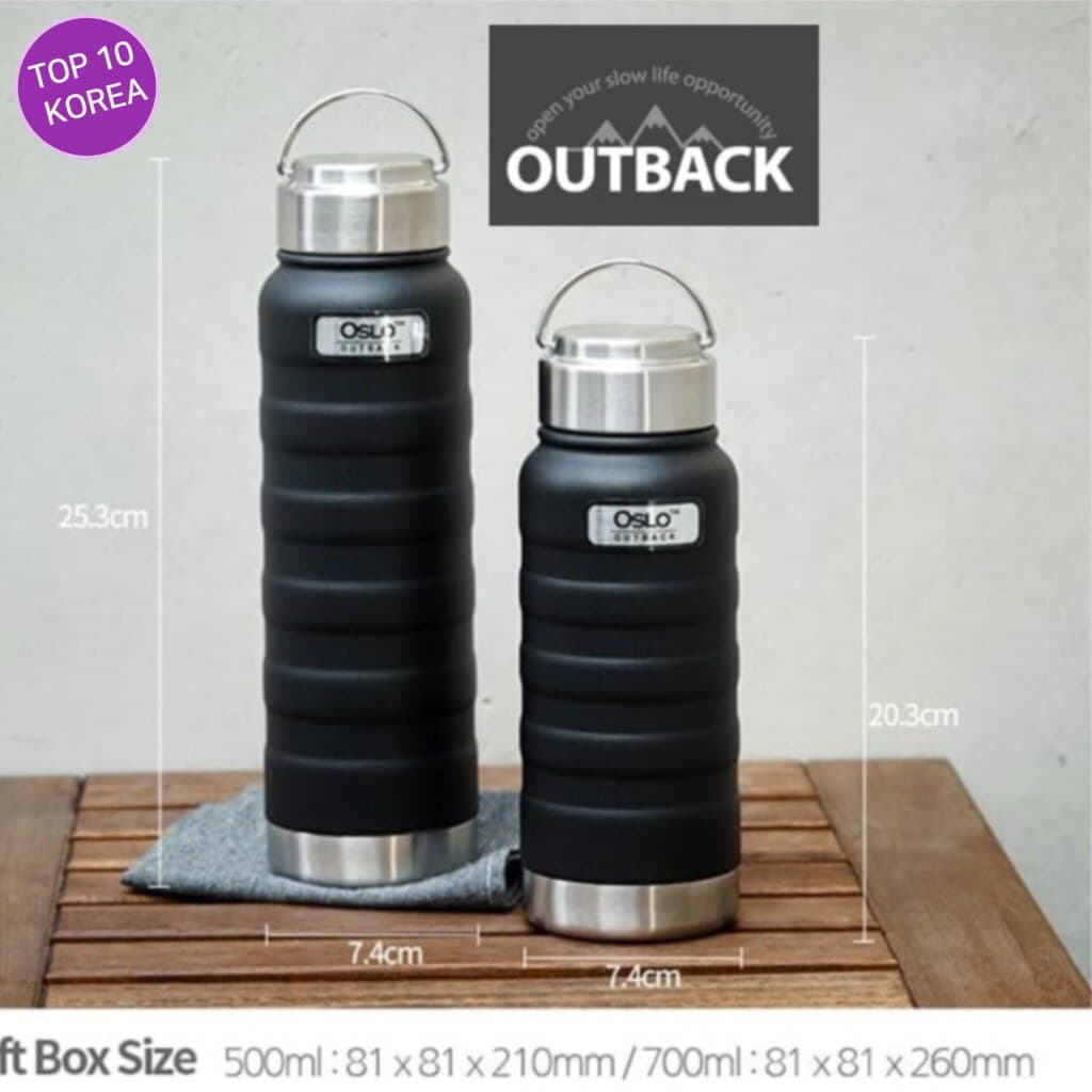 Oslo Outback Tumbler 500 700ml Stainless Steel 304 Vacuum Thermal Flask ...