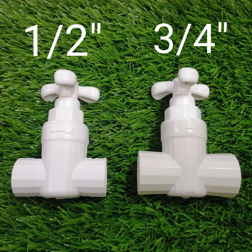 PVC STOPCOCK ( 1/2" & 3/4" ) | Shopee Singapore