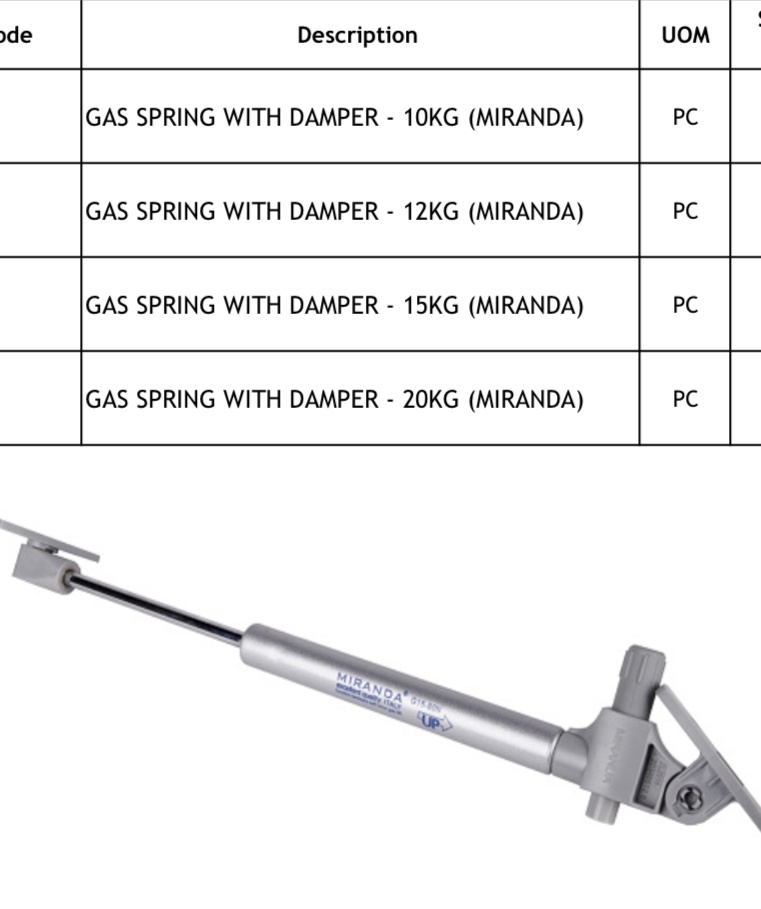 Soft Closing GAS SPRING with Damper/ Soft Close HYDRAULIC GAS STRUT ...
